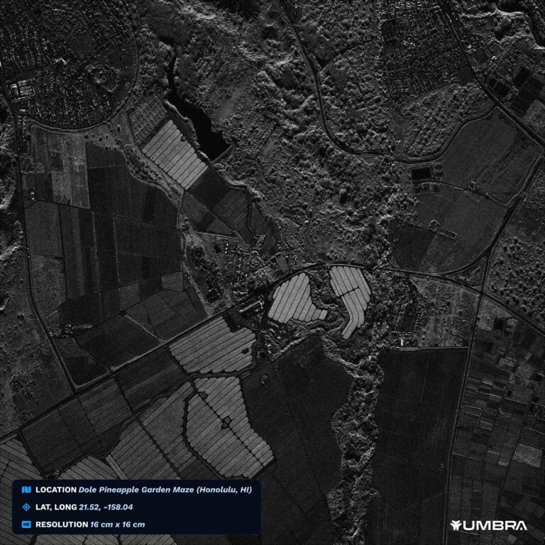 Umbra Space releases highest resolution commercial satellite image • Umbra Umbra Space releases highest resolution commercial satellite image • Umbra